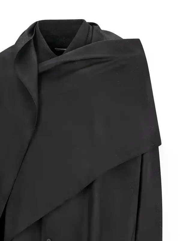 DARKPARK Georgia Detachable Scarf Wool Shirt