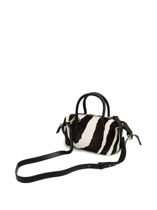 Patrizia Pepe Zebra-print Fly Tote Bag