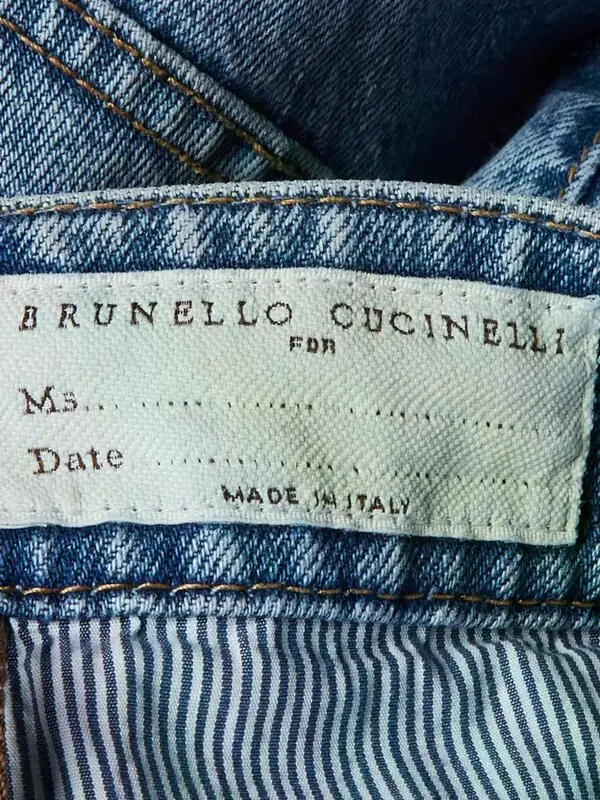 Brunello Cucinelli Logo-detail Straight-fit Jeans