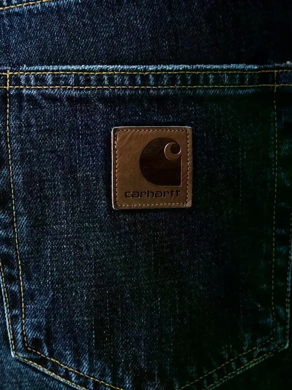 Carhartt Work In Progress Aaron Logo-patch Wide-leg Jeans