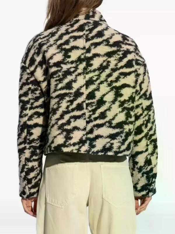Isabel Marant Étoile Abstract-pattern Cropped Jacket