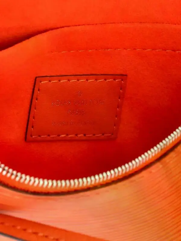 LOUIS VUITTON Neverfull Pochette Epi Leather Large Pouch - Orange
