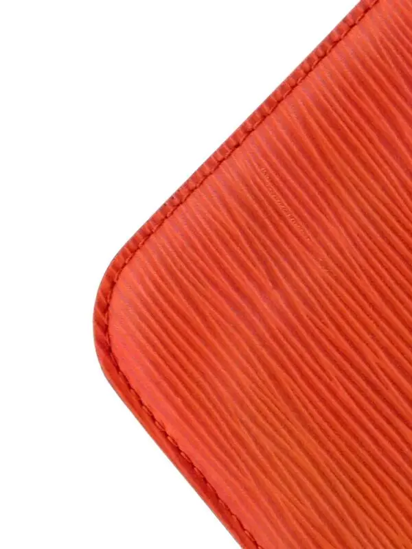 LOUIS VUITTON Neverfull Pochette Epi Leather Large Pouch - Orange