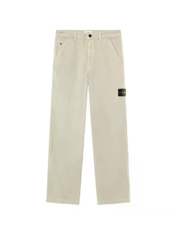 Stone Island Logo-patch Chino Trousers