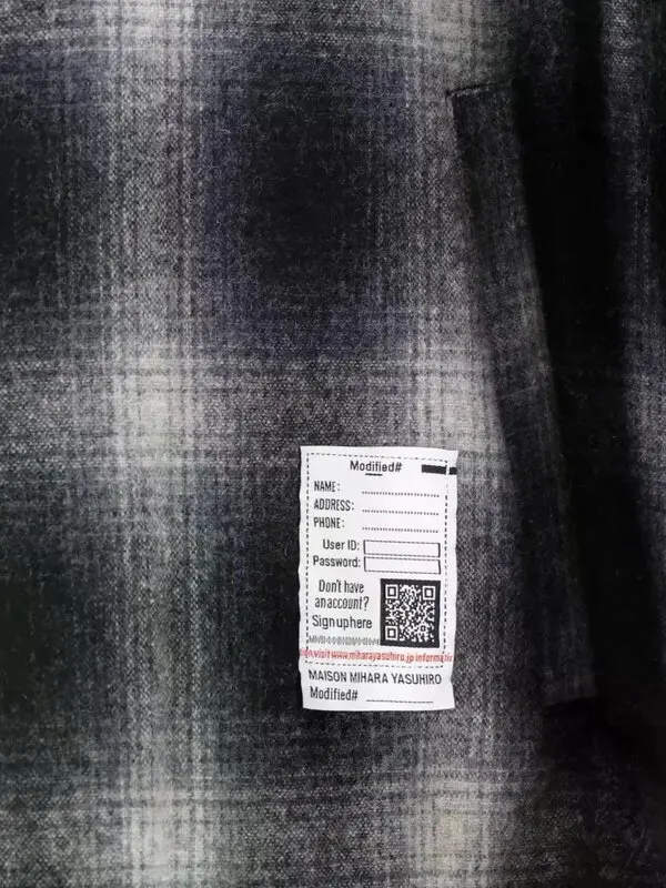 Mihara Yasuhiro Stripe Puffer Shirt