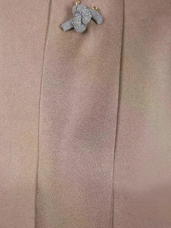 Fabiana Filippi Beaded-embellishment Scarf-detail Blouse
