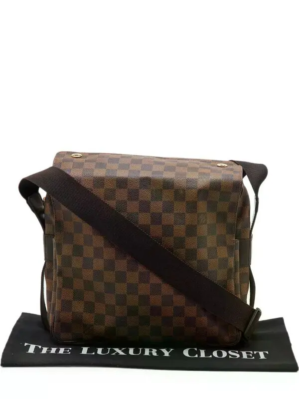 LOUIS VUITTON 2000 Naviglio Damier Ebene Shoulder Bag