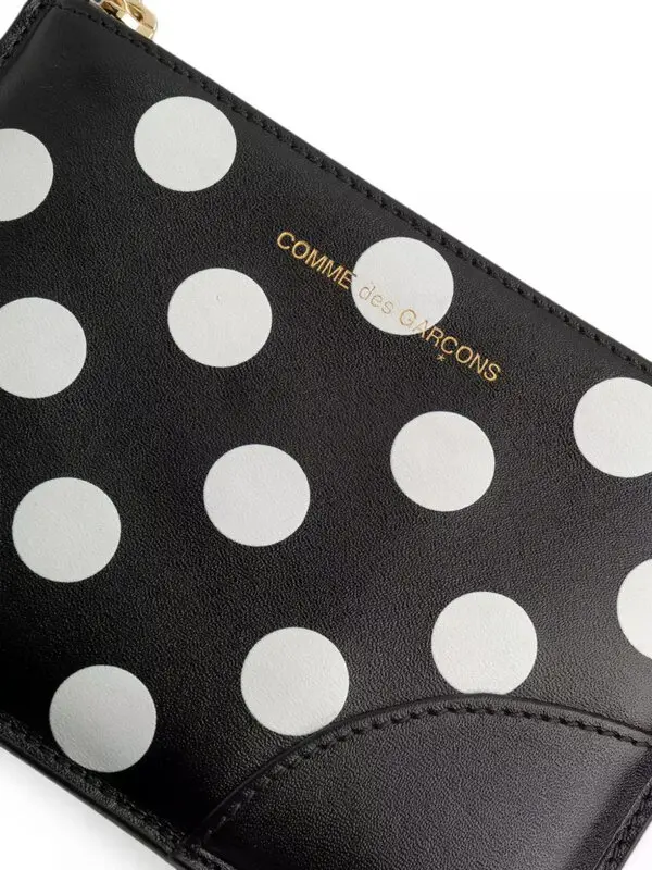 Comme Des Garçons Small Polka-dot-print Wallet