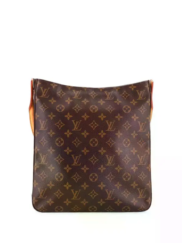 LOUIS VUITTON Looping Handbag Monogram Canvas Gm Shoulder Bag