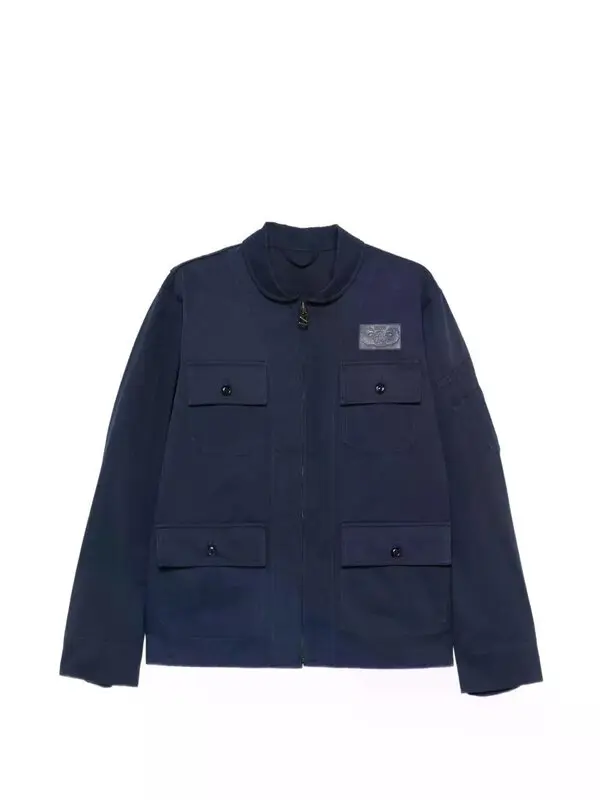 Kenzo Flying Boke Multi-pocket Shirt Jacket - Blue