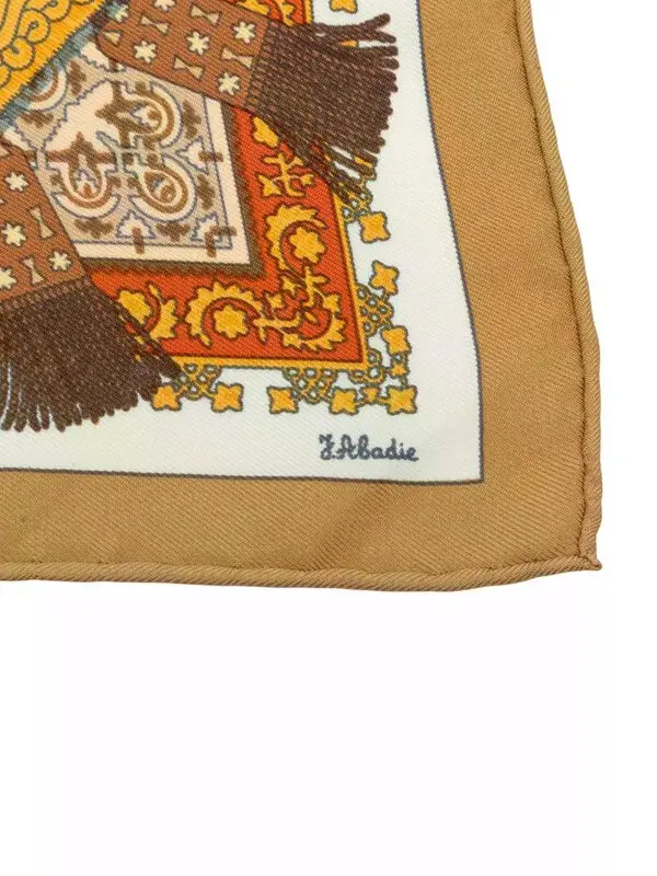 Hermès 20th Century Brins D Or Silk Scarf 45 Scarves
