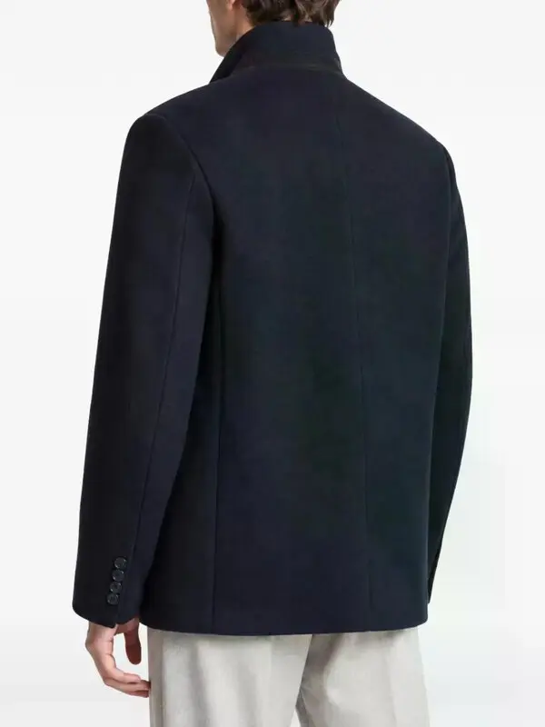 FAY Patch-pocket High-neck Coat
