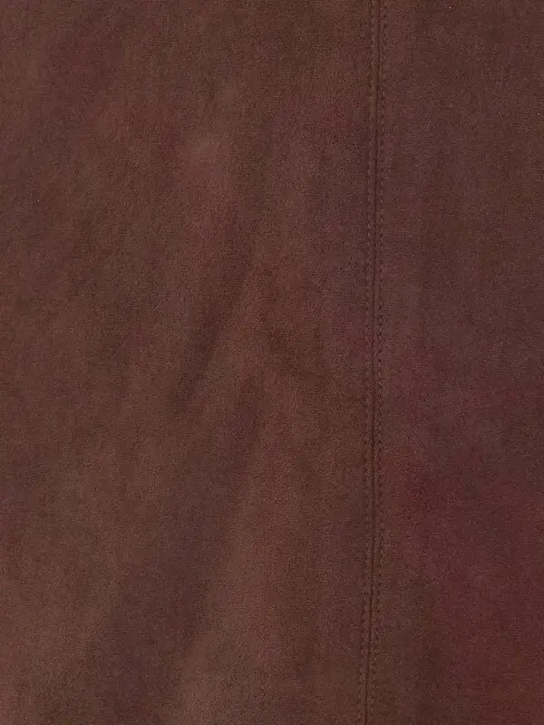 DUNST Minimalist Mini Skirt - Brown