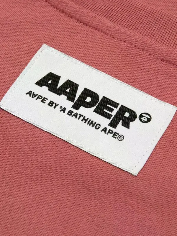 AAPE BY *A BATHING APE Aaper Embroidered-logo T-shirt