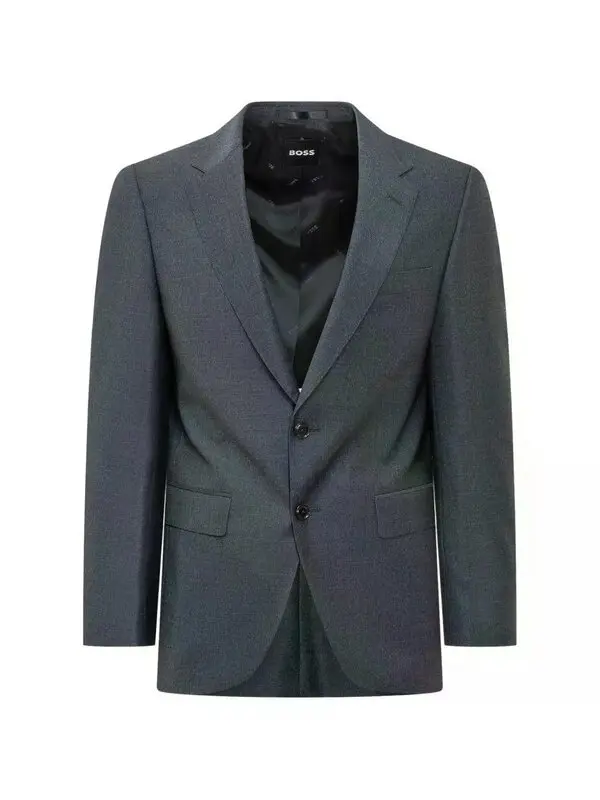BOSS Slim-fit Wool Suit With Pattern