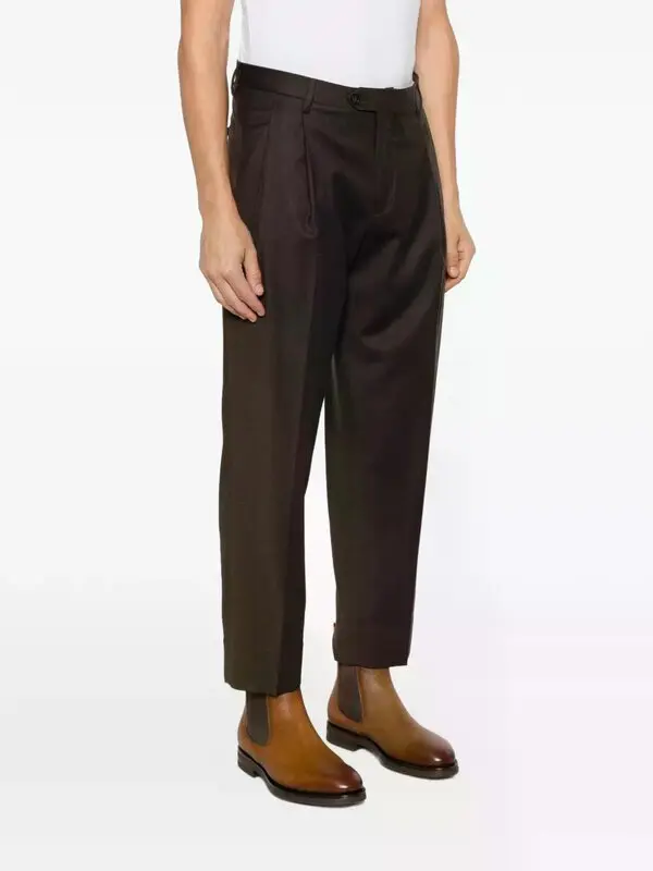 BRIGLIA 1949 Pleated Tapered Trousers