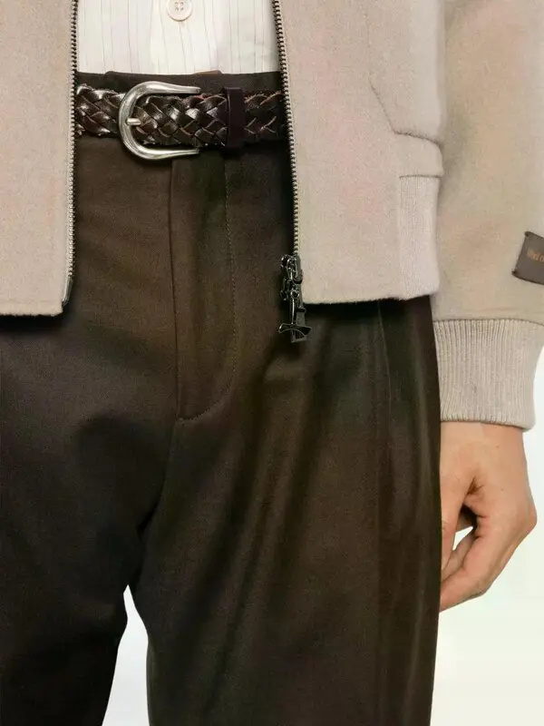 BRIGLIA 1949 Pleated Tapered Trousers