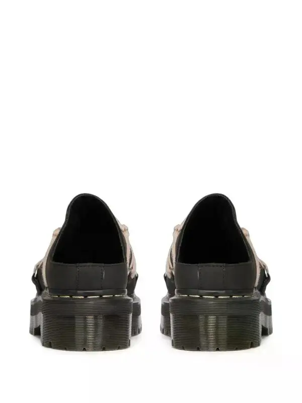 Rick Owens X Dr. Martens Quad Sole Megalace Slip-ons
