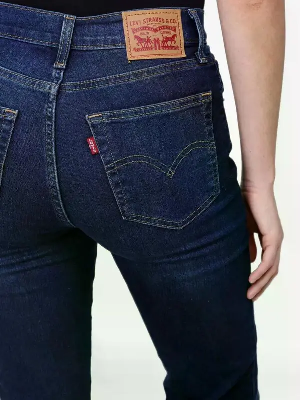 LEVI'S Washed Straight-leg Jeans
