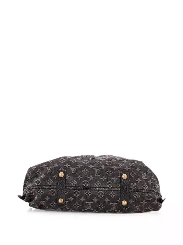 LOUIS VUITTON Neo Cabby Handbag Monogram Denim Mm Tote Bag