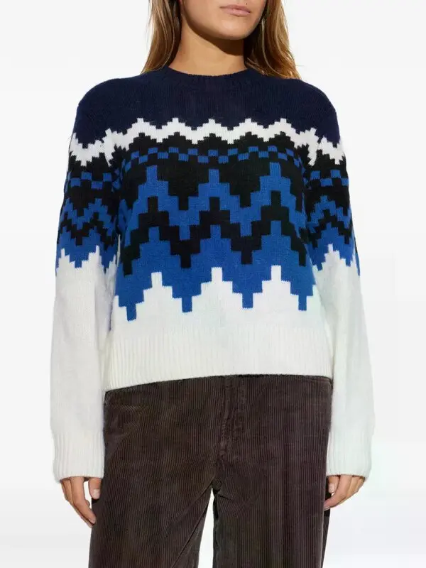 Canada Goose Thelon Crew Geometric-pattern Sweater