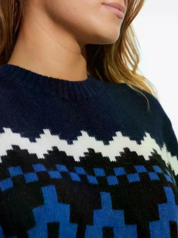 Canada Goose Thelon Crew Geometric-pattern Sweater
