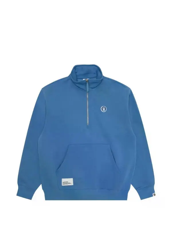 AAPE BY *A BATHING APE Aapenow Half-zip Sweatshirt - Blue