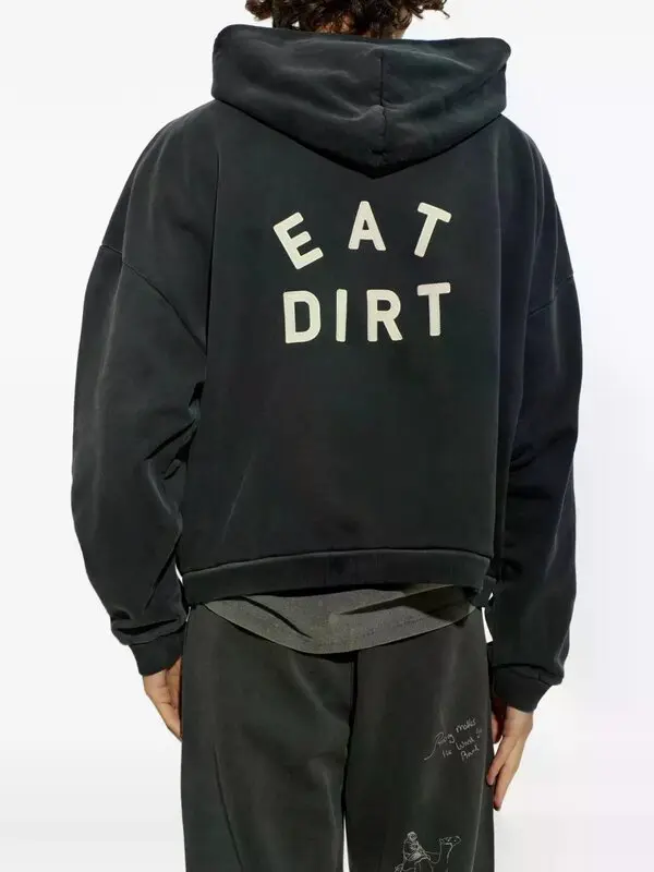 DUKE + DEXTER Dr4 Eat Dirt Graphic-print Zip-up Hoodie