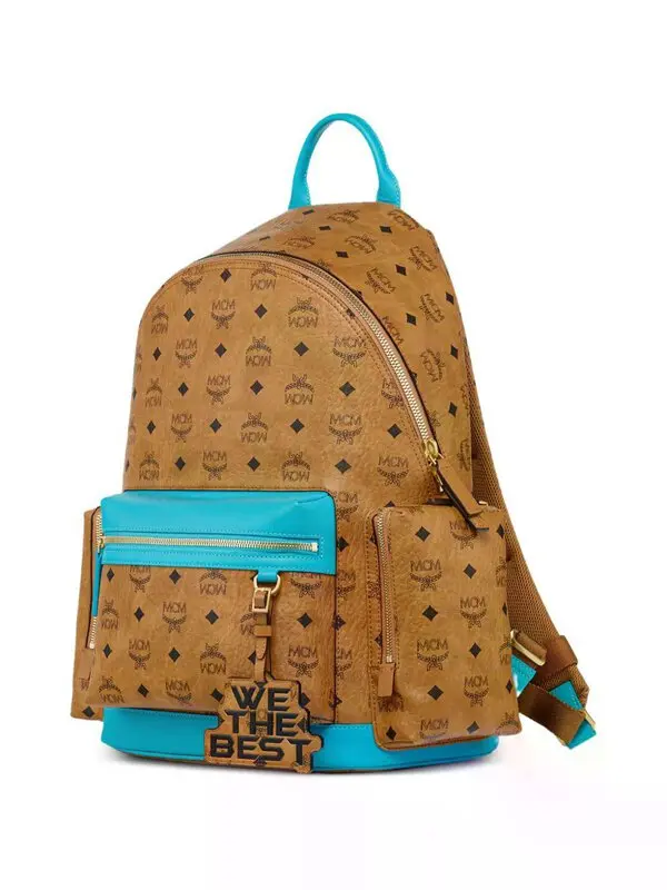 Mcm X We The Best Stark Medium Visetos-print Backpack