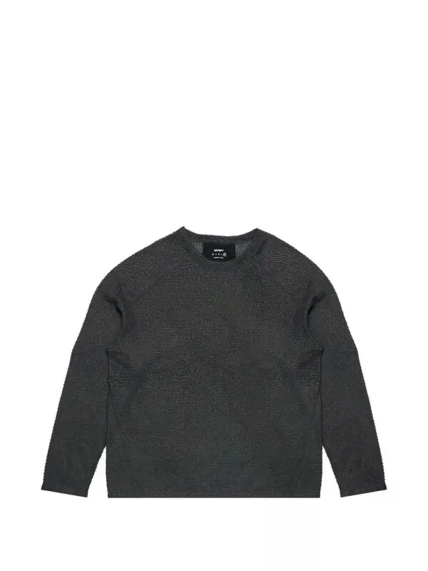 Satisfy Waffle-knit Raglan-sleeve Sweater