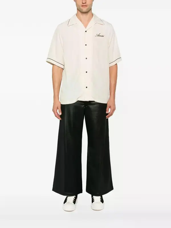 Amiri Graphic-patch Camp-collar Shirt