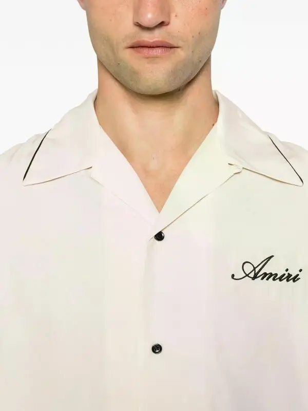 Amiri Graphic-patch Camp-collar Shirt