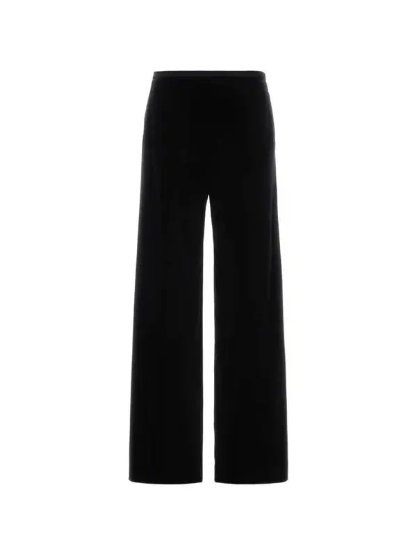 Alberta Ferretti Velvet Palazzo Pants