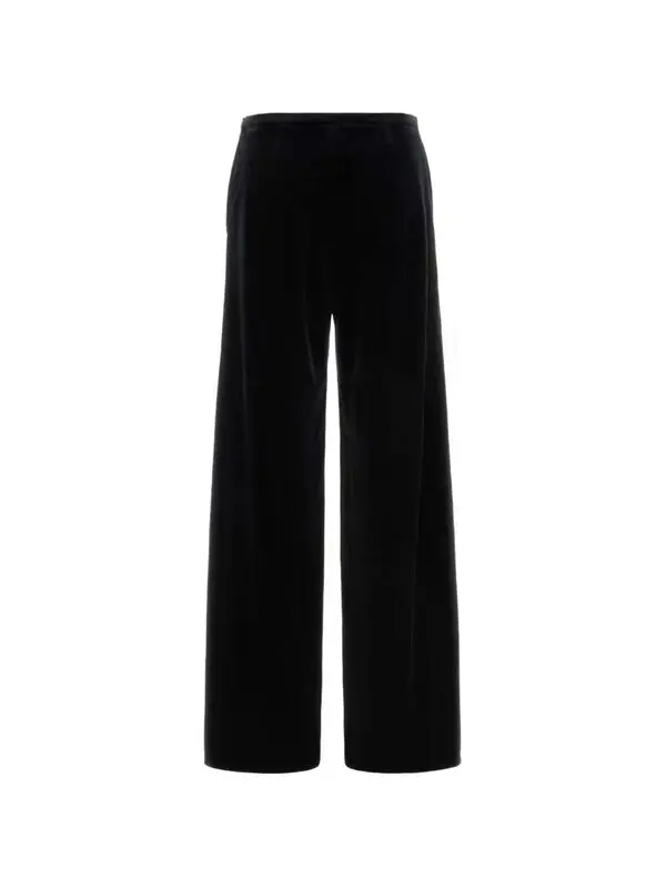 Alberta Ferretti Velvet Palazzo Pants