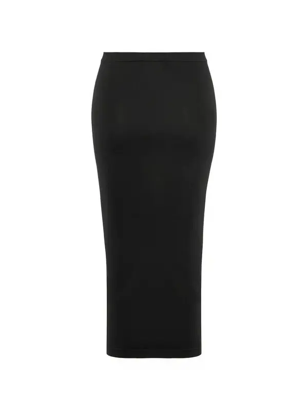 Wolford Seamless Jersey Midi Skirt - Black