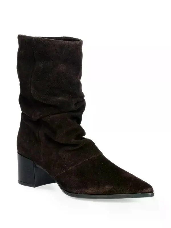 SUMMERY COPENHAGEN Slouchy Pointed-toe Boots