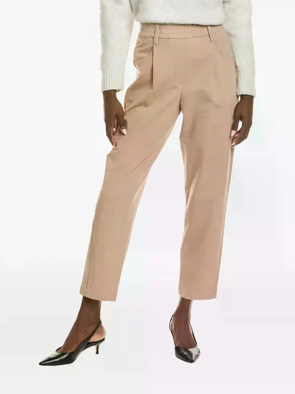 Brunello Cucinelli Elasticated-waistband Tailored Trousers