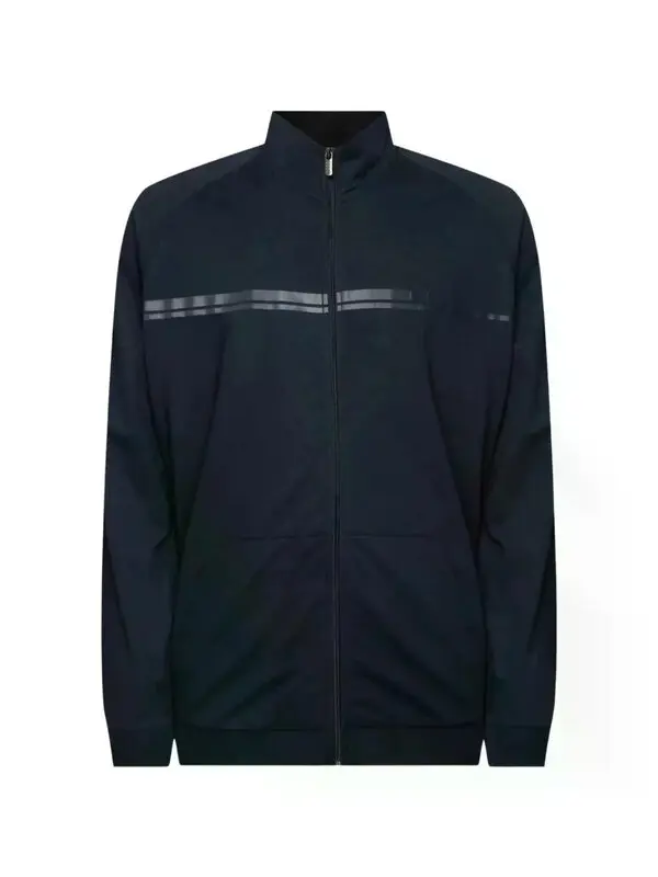 BOSS Authentic Logo-print Zip-up Sweater