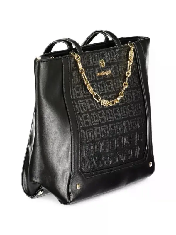 LAURA BIAGIOTTI Logo-embossed Chain-link Tote Bag