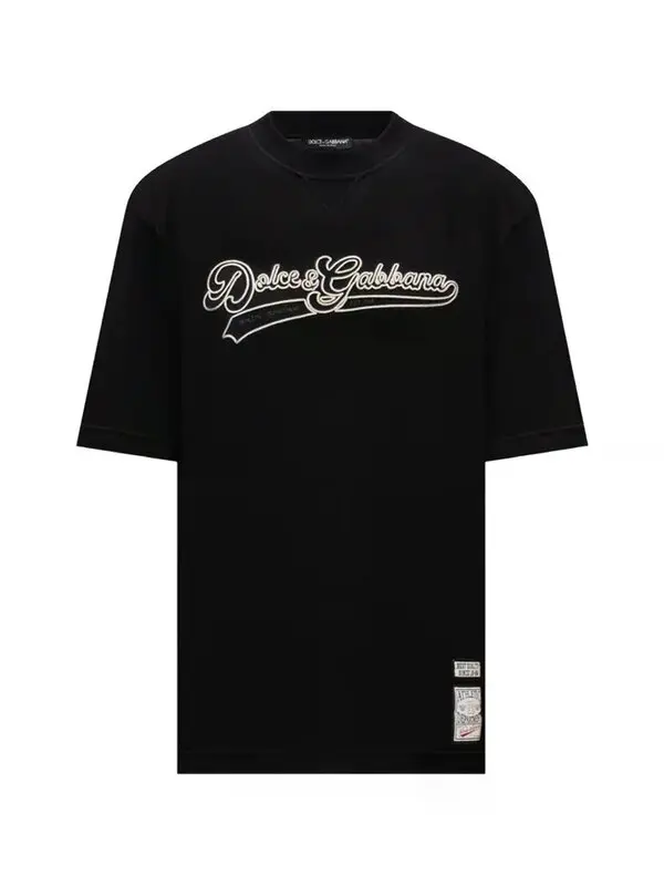 Dolce & Gabbana Cotton T-shirt With Embroidery
