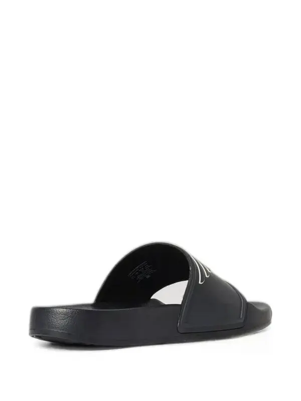 Emporio Armani Logo-embossed Slides