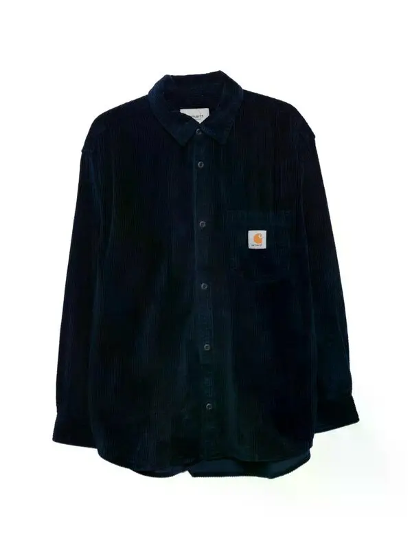 Carhartt Work In Progress Loyde Corduroy Logo-patch Shirt