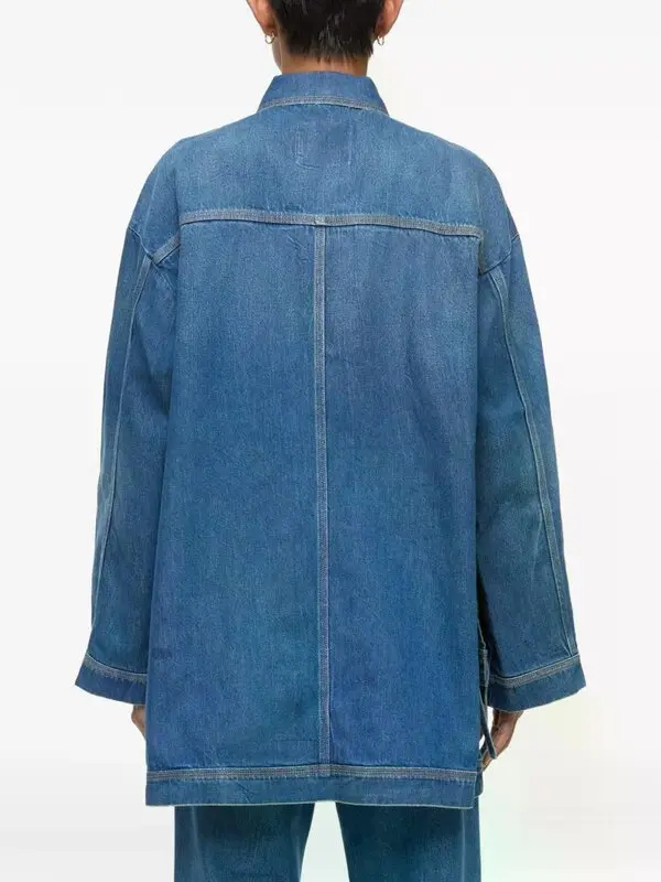 Closed Side-tie Denim Shirt