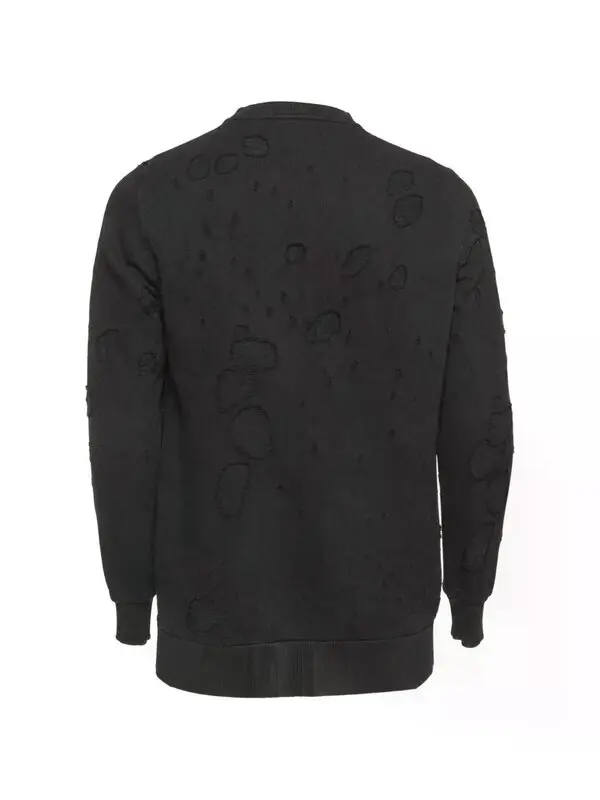 Givenchy Logo-print Distressed Hoodie