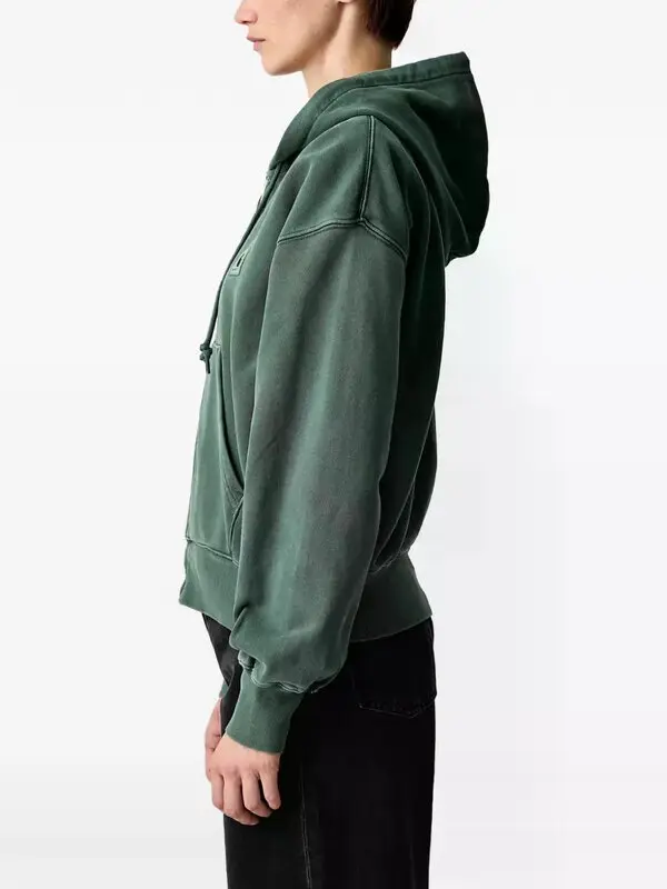 Carhartt Work In Progress Nelson Logo-patch Zip-up Hoodie