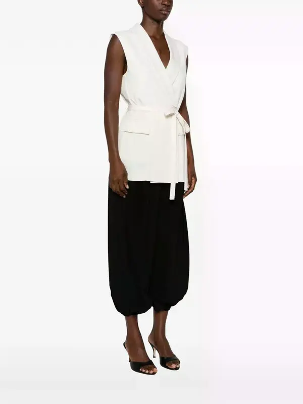 P.a.r.o.s.h Belted Sleeveless Gilet