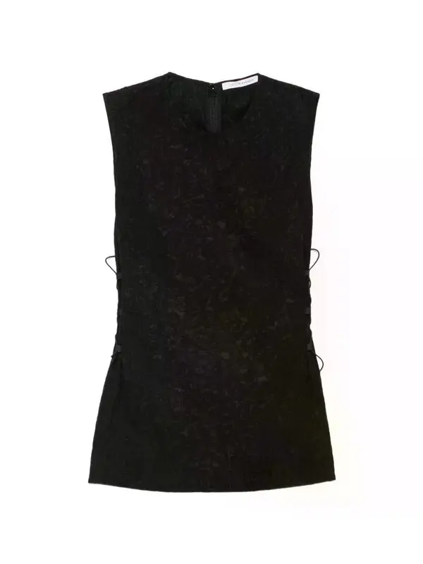 Cecilie Bahnsen Fellen Textured Peplum Top
