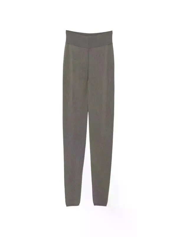 Rick Owens High-waisted Knitted Legging - Grey
