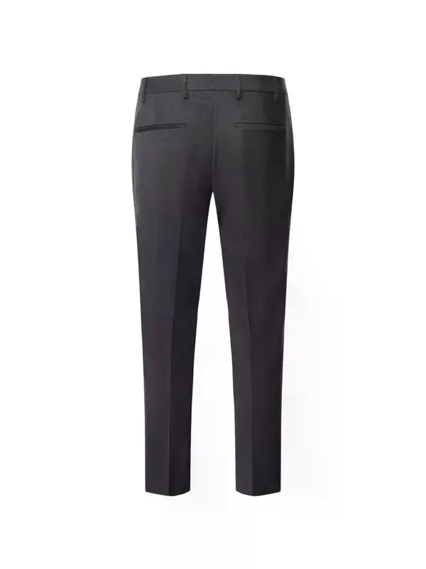 MICHAEL COAL Pressed-crease Tailored Trousers