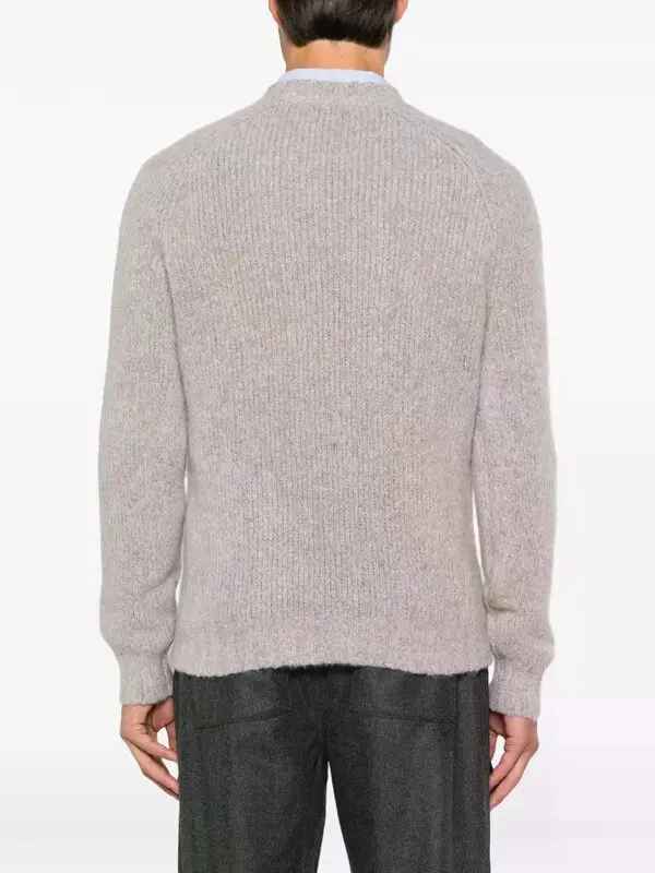 Brunello Cucinelli Ribbed-knit Raglan-sleeve Sweater